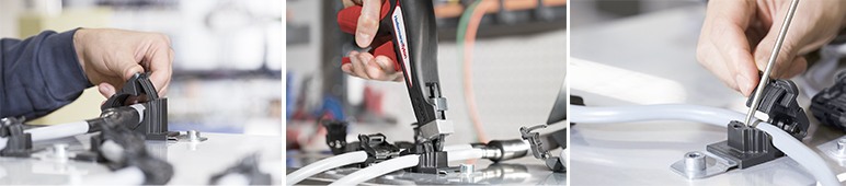 Kabelschellen für Kabel, Drähte, Schläuche und Rohre. | HellermannTyton