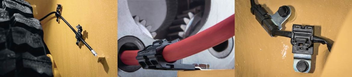 Kabelschellen für Kabel, Drähte, Schläuche und Rohre.