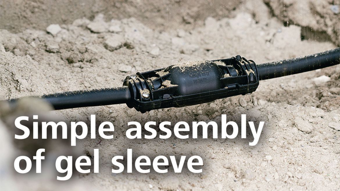 Gelmuffe für verlässliche Kabelverbindungen